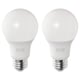 SOLHETTA LED bulb E26 800 lumen, dimmable/globe opal white - IKEA CA
