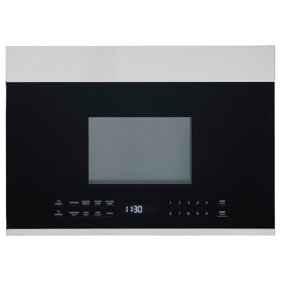 SOLNEBO over the range microwave, Stainless steel, 24" - IKEA CA