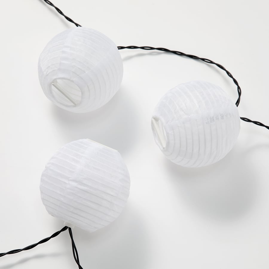 SOLVINDEN LED string light with 12 lights, battery operated white - IKEA CA