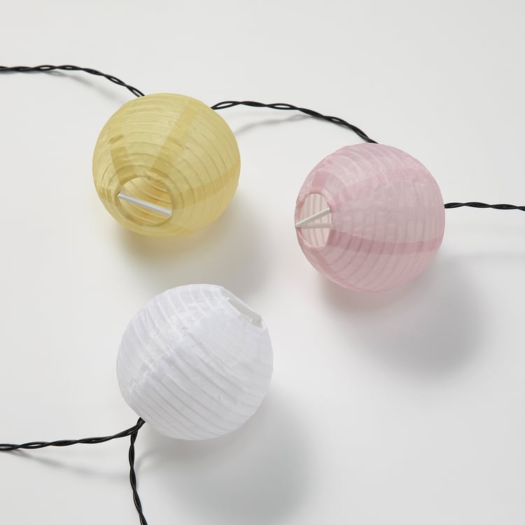 SOLVINDEN LED string light with 24 lights, battery operated globe ...