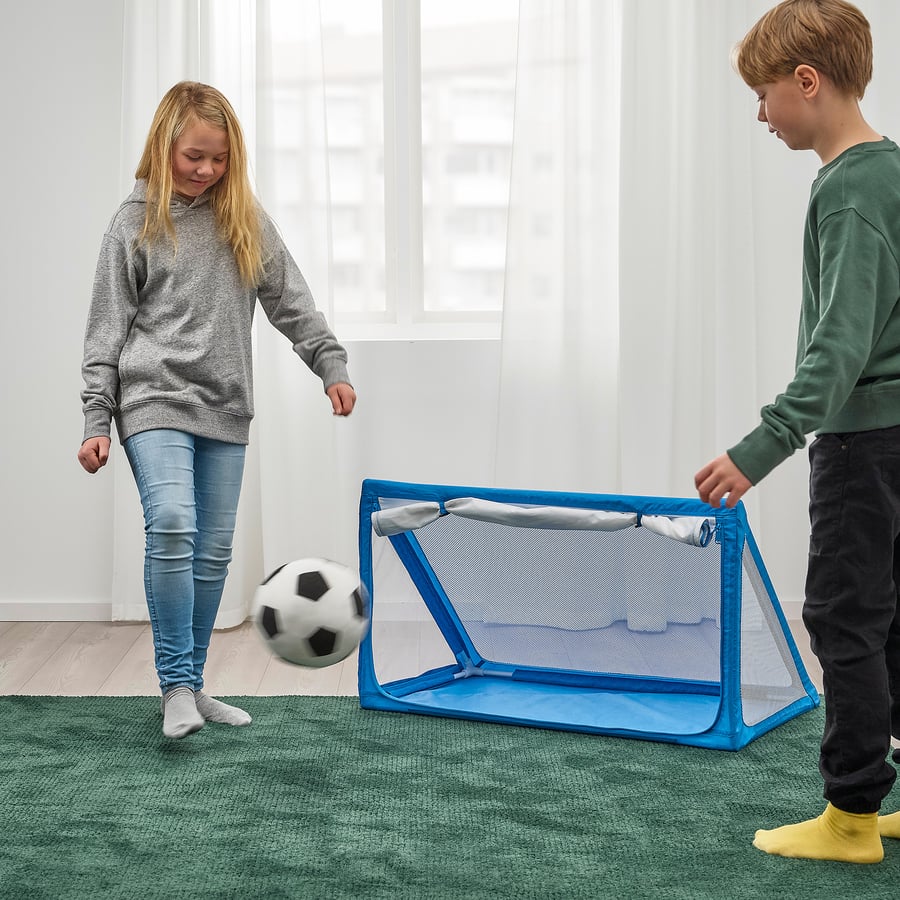 SPARKA soft toy, soccer ball/black white - IKEA CA
