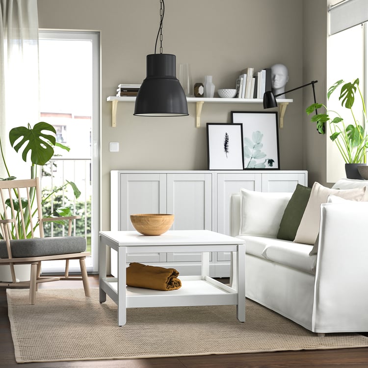 STARREKLINTE rug, flatwoven, natural/black, 185x280 cm (6'1"x9'2 ...