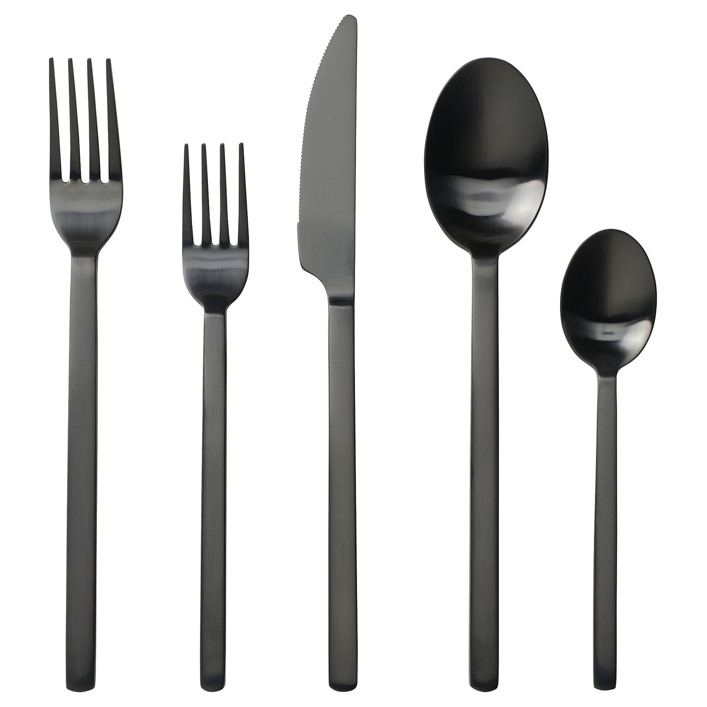 STOCKHOLM 2025 20-piece cutlery set, black - IKEA CA
