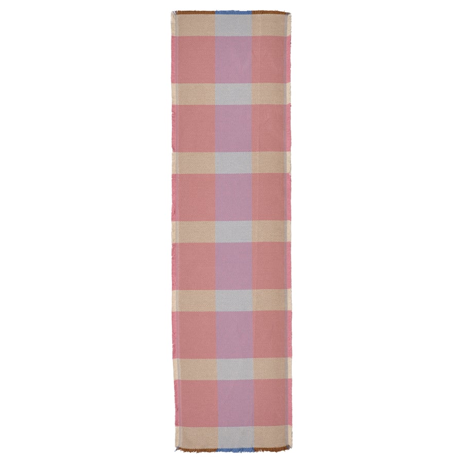 STRANDFLOKA table runner, patterned/multicolor, 35x130 cm (14x51 ...