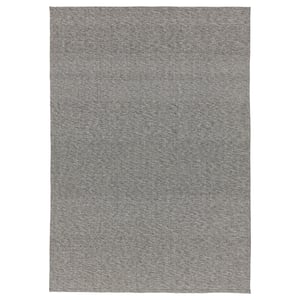 TIPHEDE Rug, flatwoven, black/natural, 155x220 cm (5'1"x7'3") - IKEA CA
