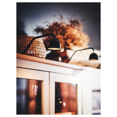 TVÄRDRAG cabinet lighting, black/dimmable - IKEA CA
