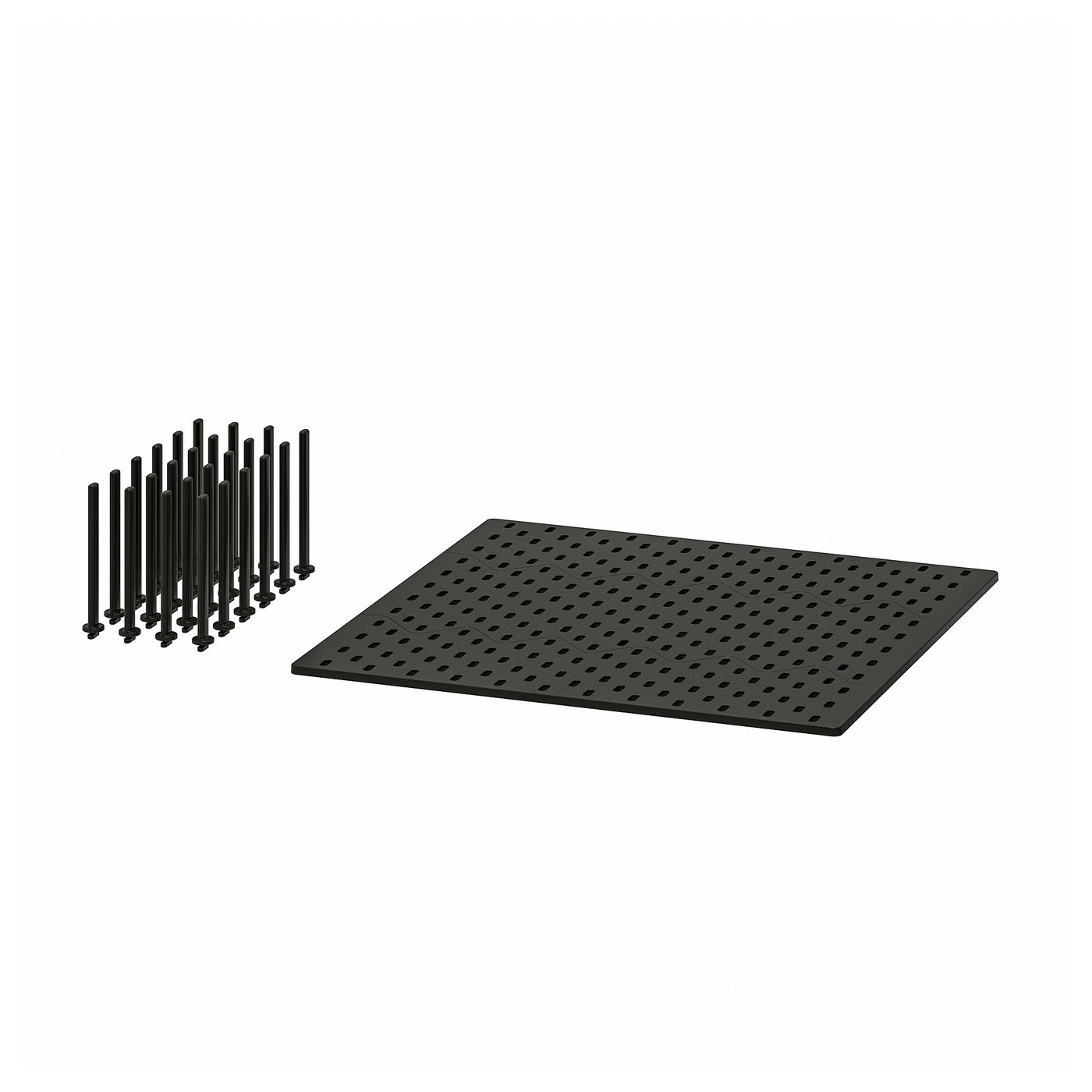 UPPDATERA pegboard drawer organiser, anthracite, 61 cm (24") - IKEA CA