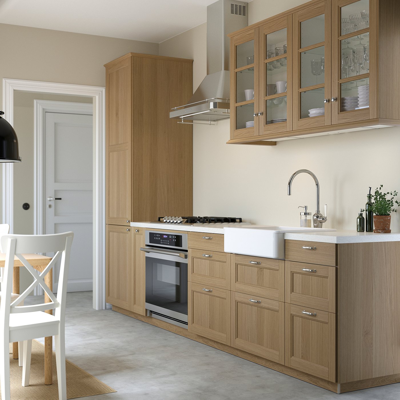 VEDHAMN toekick oak effect 213.3x11.4 cm 84x41 2 IKEA CA