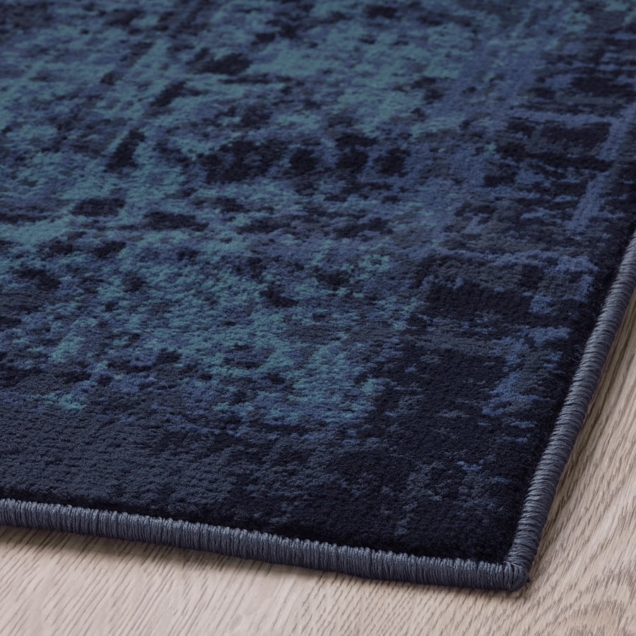 VONSBÄK rug, low pile, dark blue, 170x230 cm (5'7"x7'7") - IKEA CA