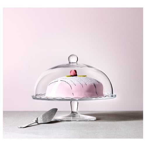 ARV BRÖLLOP cloche à gâteau, verre clair, 29 cm (11") - IKEA CA