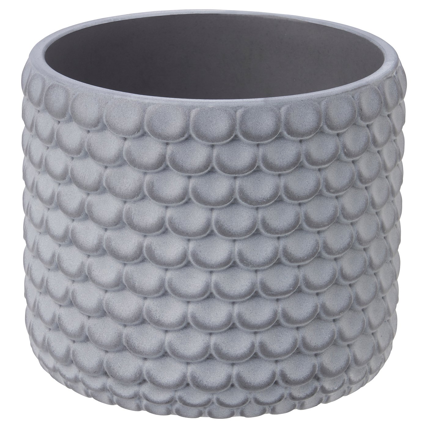 BÄCKDRÅG cache-pot, motif écailles de poisson/blanc gris, 9 cm (3 ½ ...