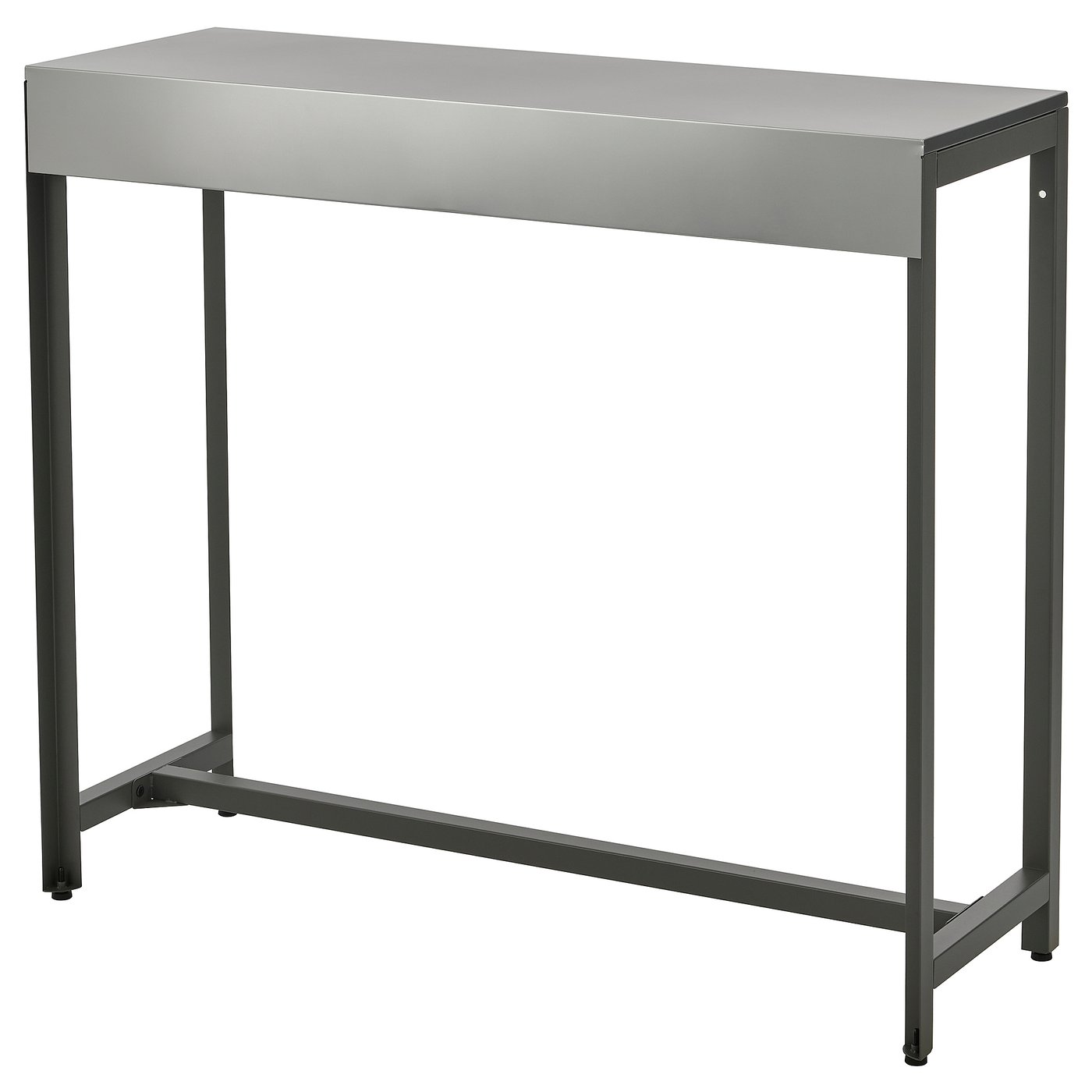 BÅTSKÄR table haute, extérieur/gris foncé, 120x40 cm (471/4x153/4") - IKEA CA
