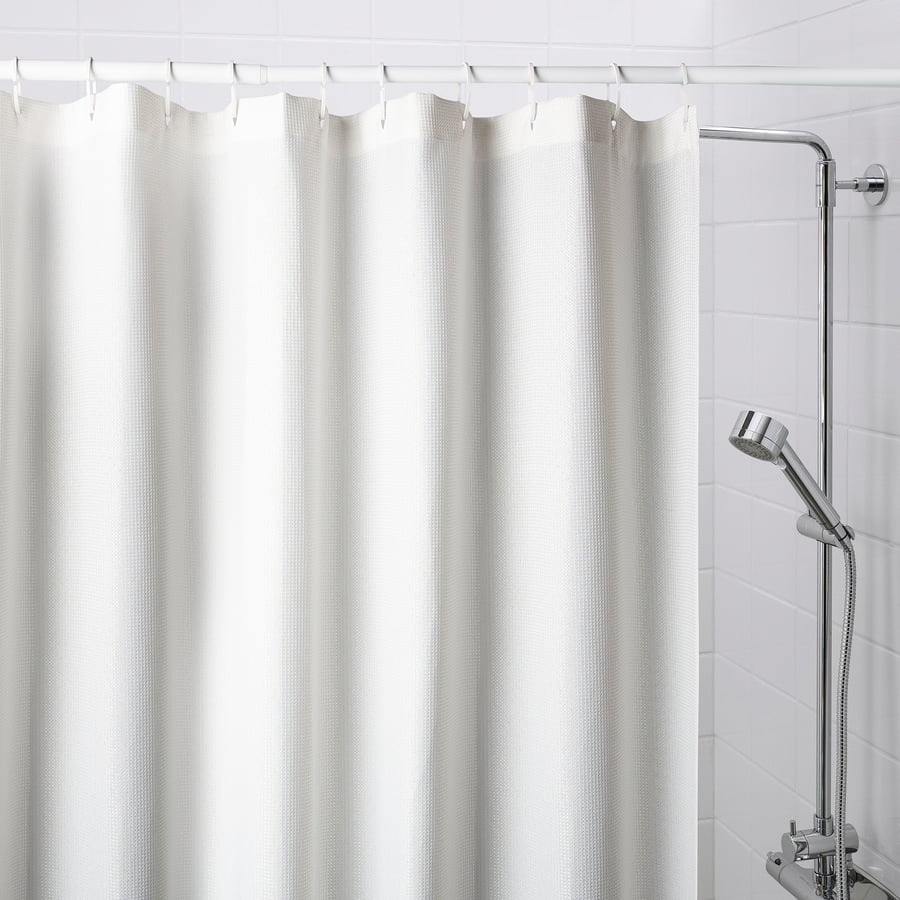 BORSTALOE rideau de douche, blanc, 183x183 cm (72x72") - IKEA CA