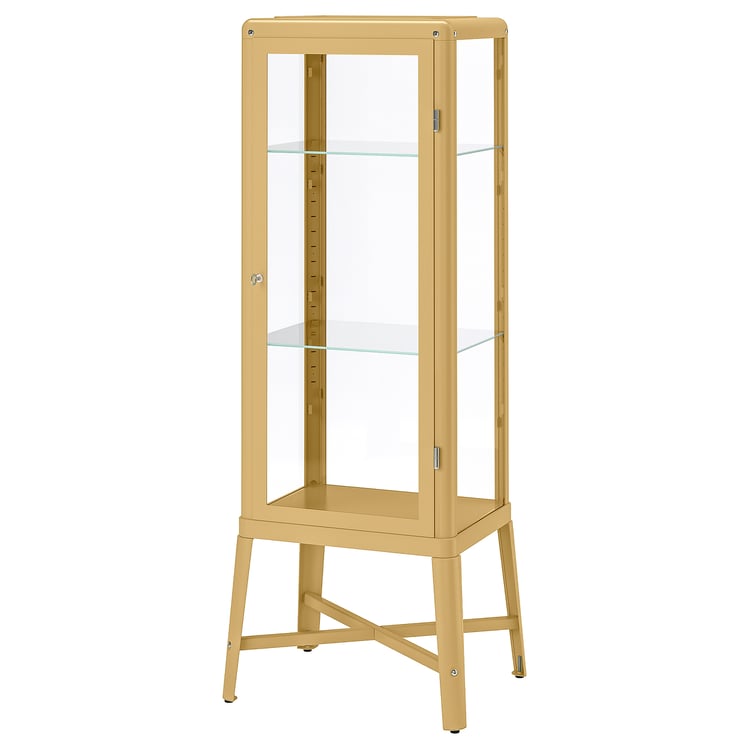 FABRIKÖR vitrine, jaune foncé, 57x150 cm (221/2x59") - IKEA CA