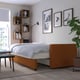 FRIHETEN canapé-lit, Faringe brun orangé - IKEA CA