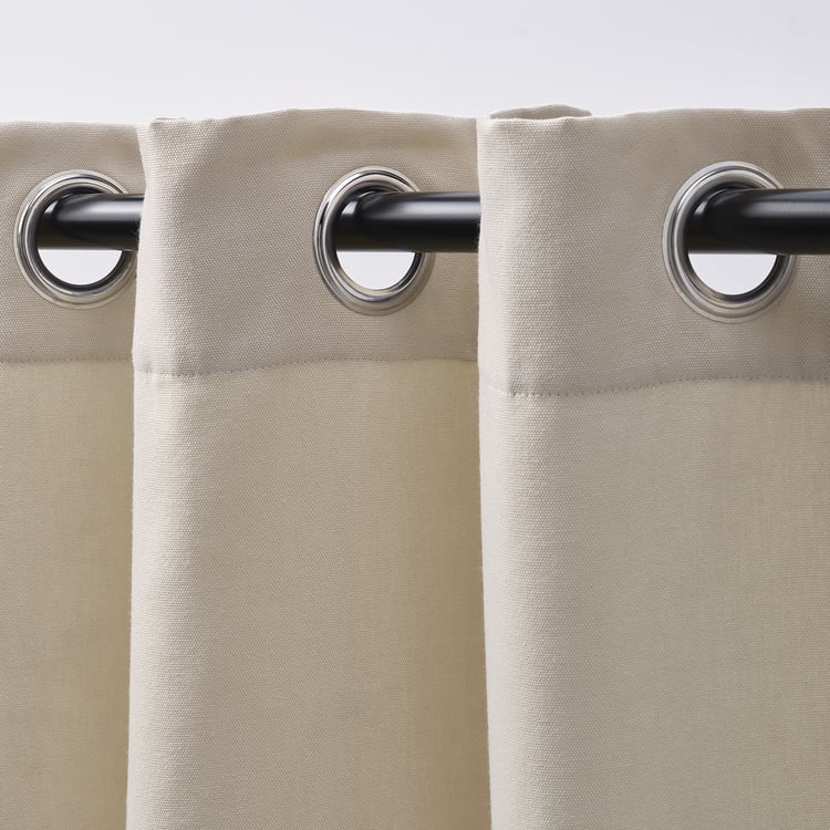 GINSTMOTT rideaux, 2 panneaux, beige/avec oeillets, 145x250 cm (57x98 ...