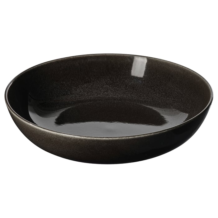 GLADELIG bol de service, gris foncé, 30 cm (12") - IKEA CA