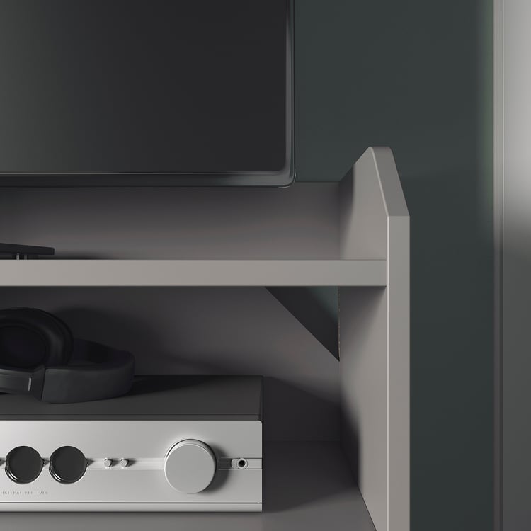 HAUGA agencement télé/rangement, gris, 346x46x199 cm (1361/4x181/8x783 ...
