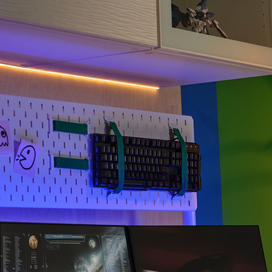 KABBLEKA baguette lum à DEL av connect USB, intensité lumineuse ...