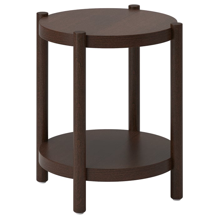 LISTERBY table d'appoint, brun foncé hêtre plaqué, 50 cm (195/8") - IKEA CA