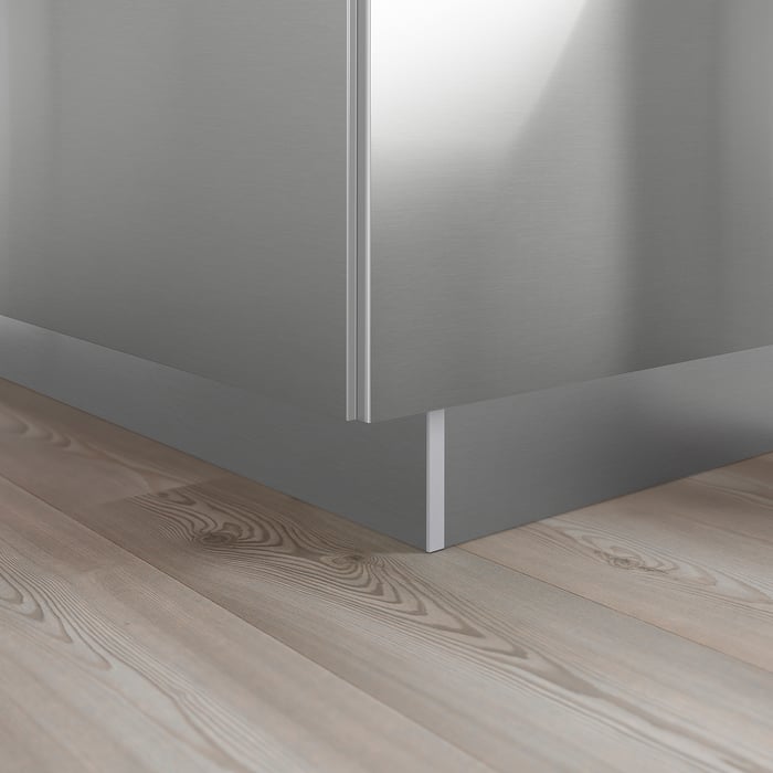 NOGSTA plinthe, couleur inox, 213x11 cm (84x41/2") - IKEA CA