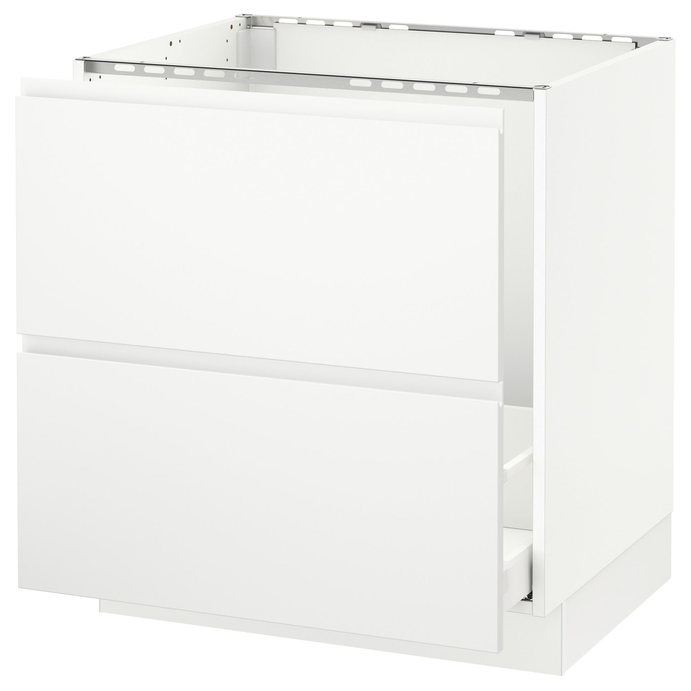 SEKTION arm inf évier/tri/2 faces, blanc Maximera/Voxtorp blanc mat ...