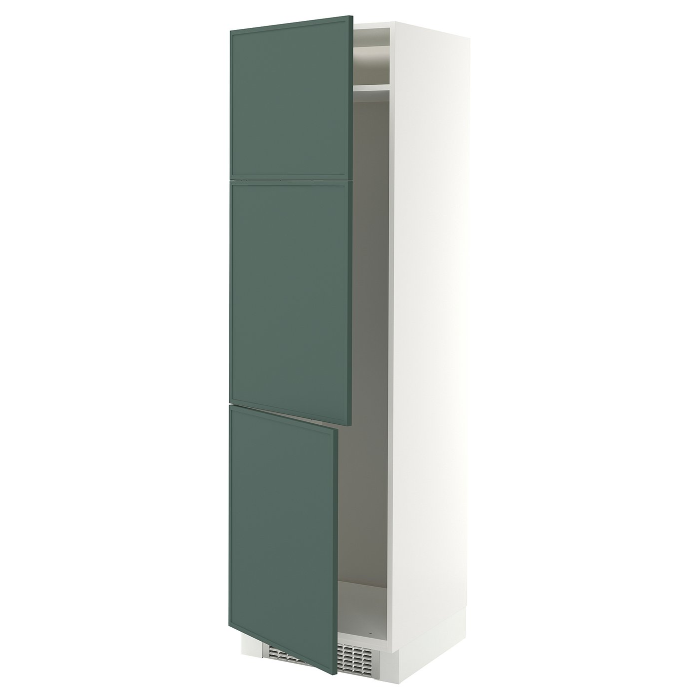 SEKTION armoire haute pr réfrig/congélateur, blanc/Aspudden gris-vert ...