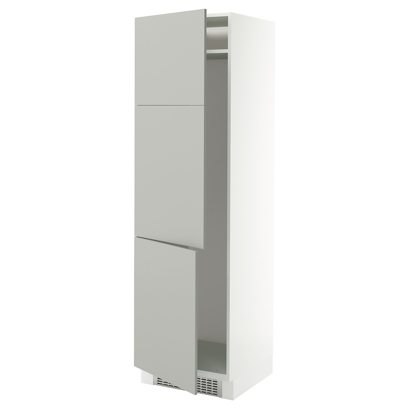 SEKTION armoire haute pr réfrig/congélateur, blanc/Havstorp gris clair ...