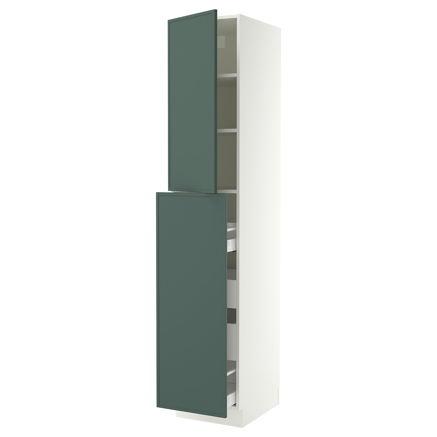 SEKTION / MAXIMERA armoire av 4t/1p/2tb coulis, blanc/Aspudden gris ...