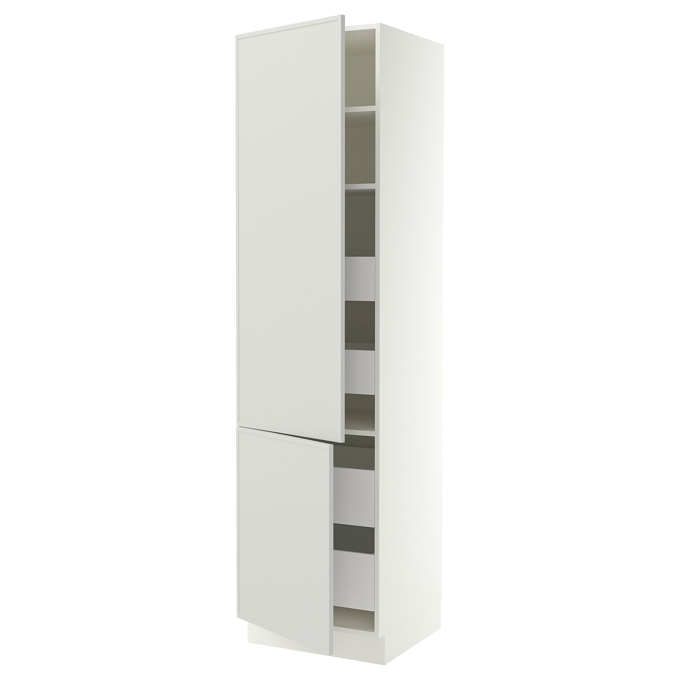 SEKTION / MAXIMERA armoire haute+2portes/tabl/4tiroirs, blanc/Aspudden ...