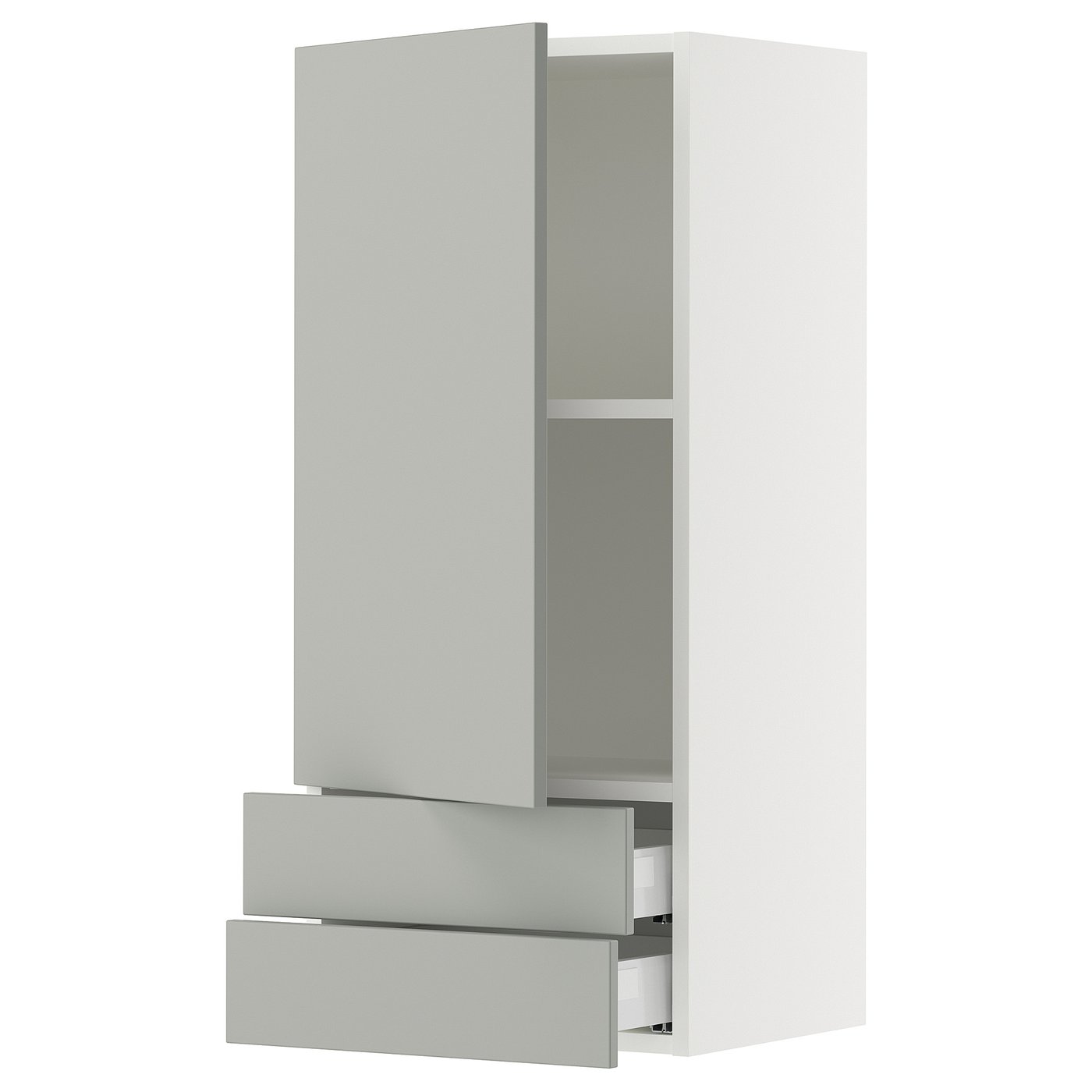 SEKTION / MAXIMERA armoire murale avec porte/2tiroirs, blanc/Havstorp ...