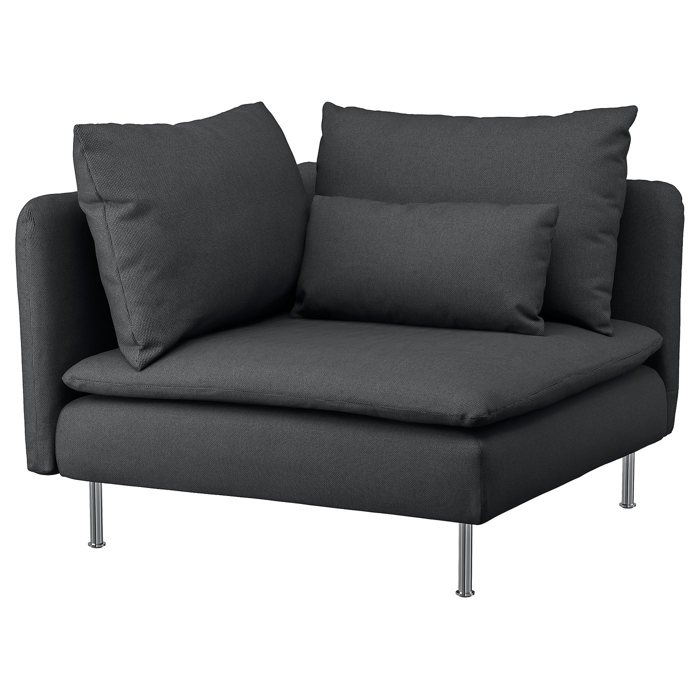 SÖDERHAMN chauffeuse d'angle, Fridtuna gris foncé - IKEA CA