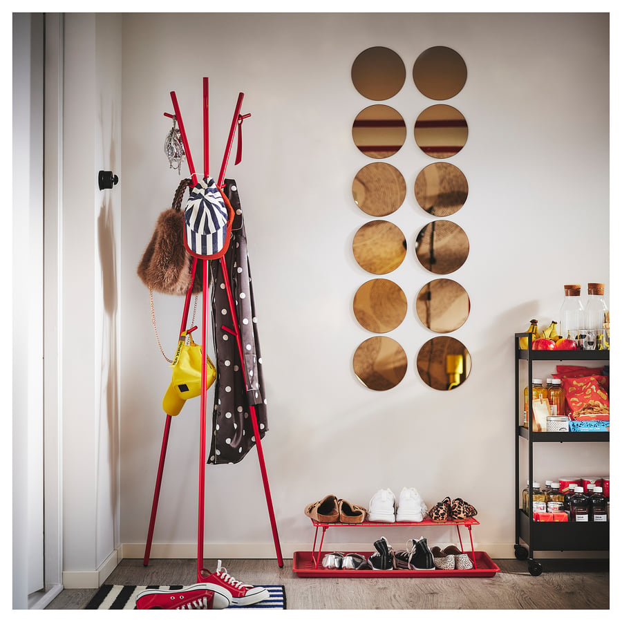 BAGGMUCK Schuhmatte, drinnen/draußen/rot, 71x35 cm - IKEA Schweiz