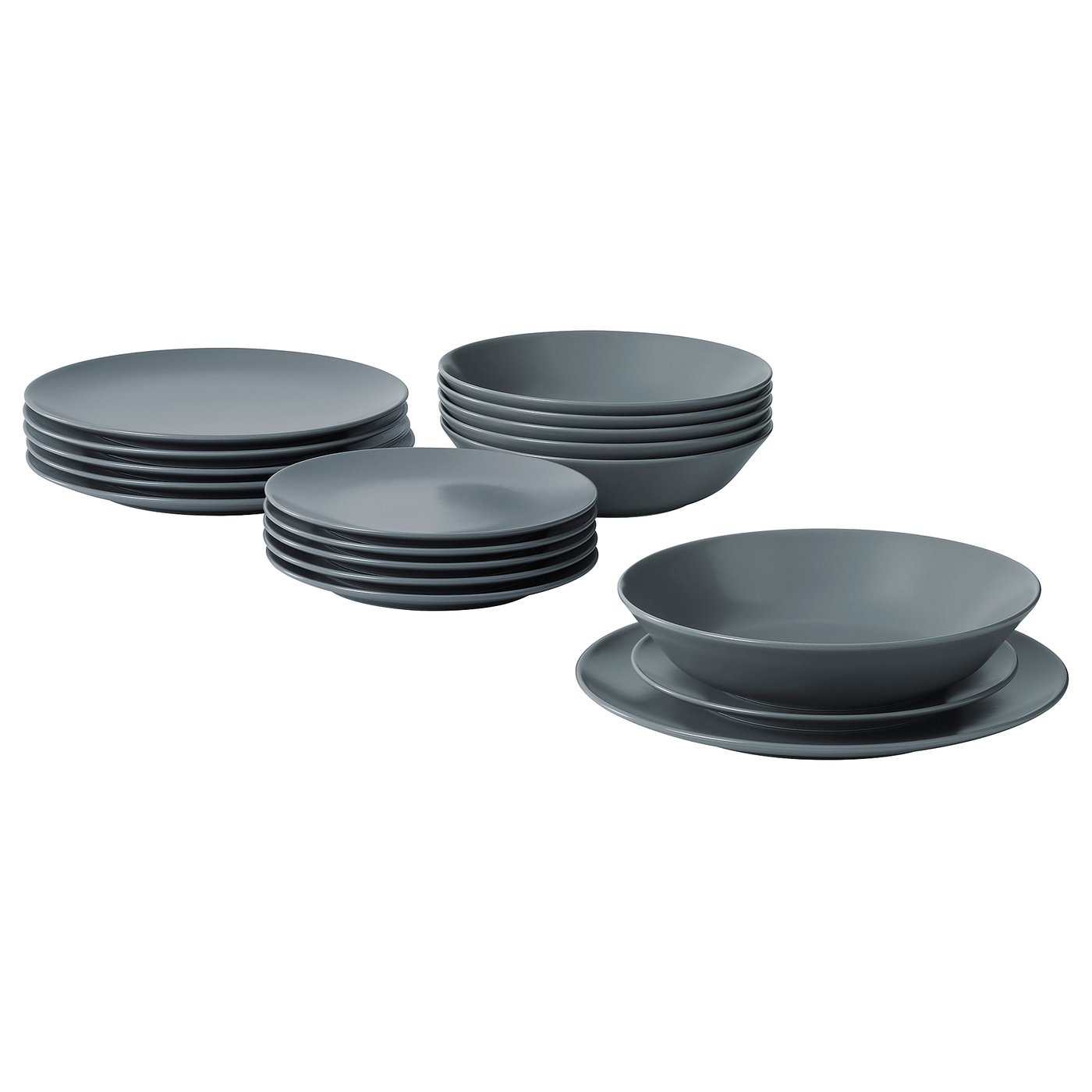 Geschirr Set 12 Personen Ikea
