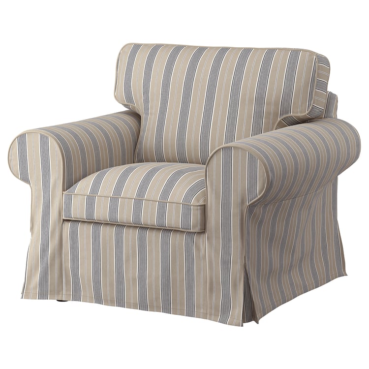 EKTORP Bezug für Sessel, Karlshov beige/bunt - IKEA Schweiz