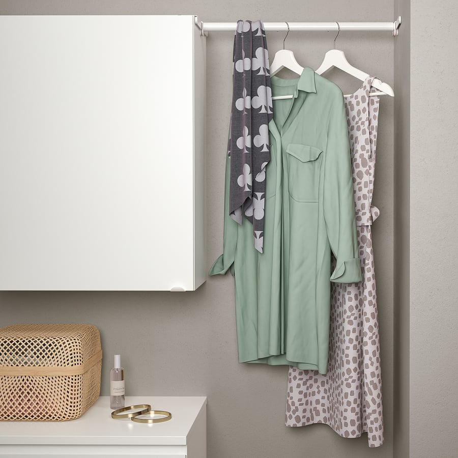 ENHET Ausziehbare Stange, weiss, 60-100 cm - IKEA Schweiz