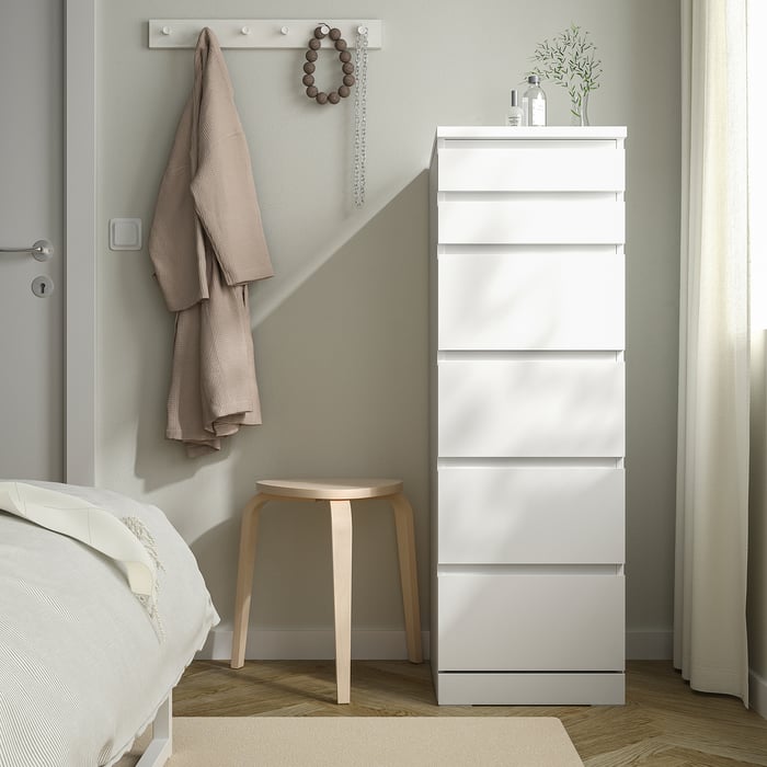 MALM Kommode, weiss, 40x123cm - IKEA Schweiz