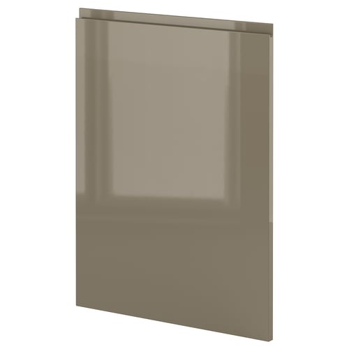 METOD 1 Front für Geschirrspüler, Voxtorp Hochglanz dunkel graubraun ...