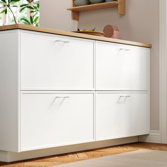ASPUDDEN drawer front, matt white, 80x10 cm - IKEA Switzerland