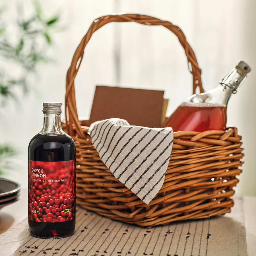 DRYCK LINGON lingonberry syrup, 495 ml - IKEA Switzerland