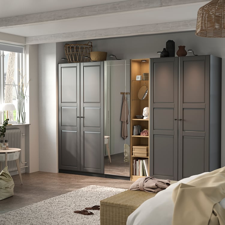 PAX add-on mid-unit, oak effect, 35x35x201 cm - IKEA Switzerland