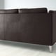 STOCKHOLM three-seat sofa, Seglora dark brown - IKEA Switzerland