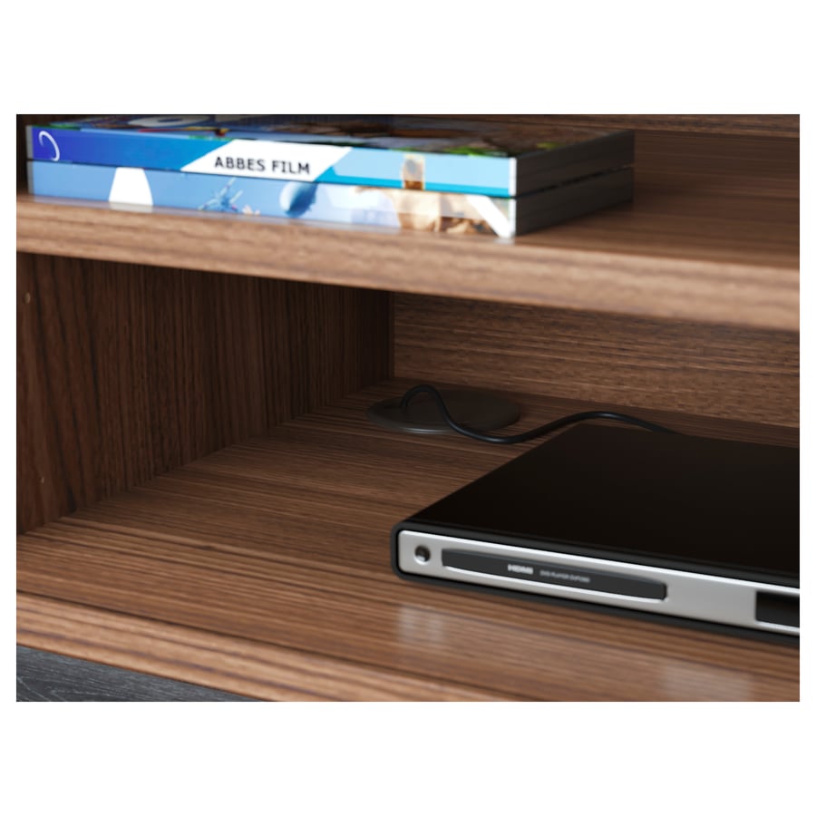 STOCKHOLM TV bench, walnut veneer, 160x40x50 cm - IKEA Switzerland