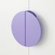 BEGRIPA poignée, mauve/demi-cercle, 130 mm - IKEA Suisse