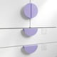 BEGRIPA poignée, mauve/demi-cercle, 130 mm - IKEA Suisse