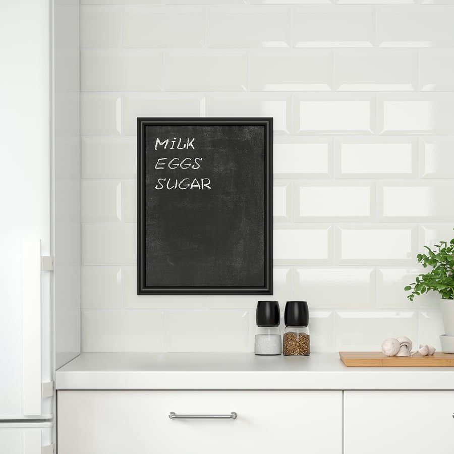 KLÄTTA Décorations adhésives, tableau noir, 50x35 cm2 pièces - IKEA Suisse