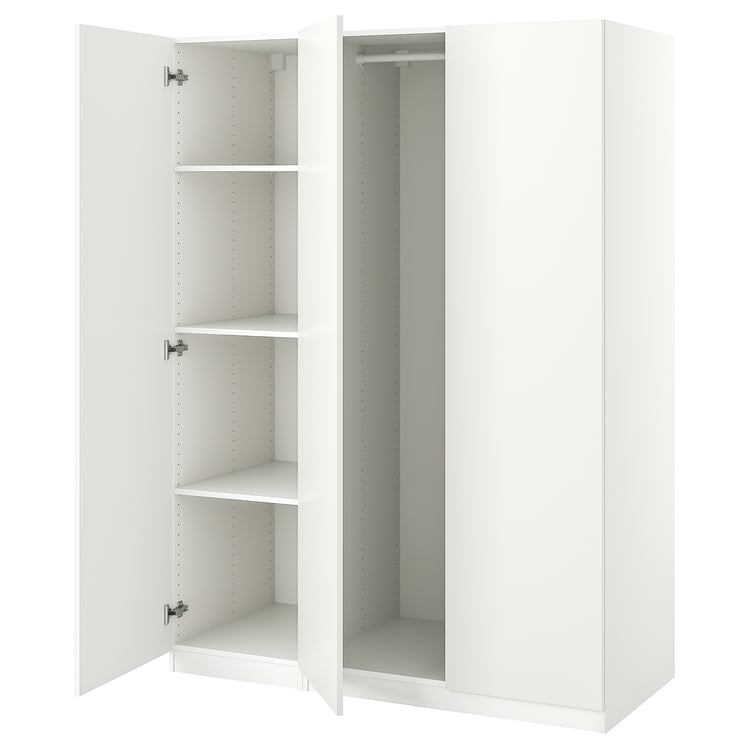 PAX / FORSAND combinaison armoire, blanc/blanc, 150x60x201 cm - IKEA Suisse