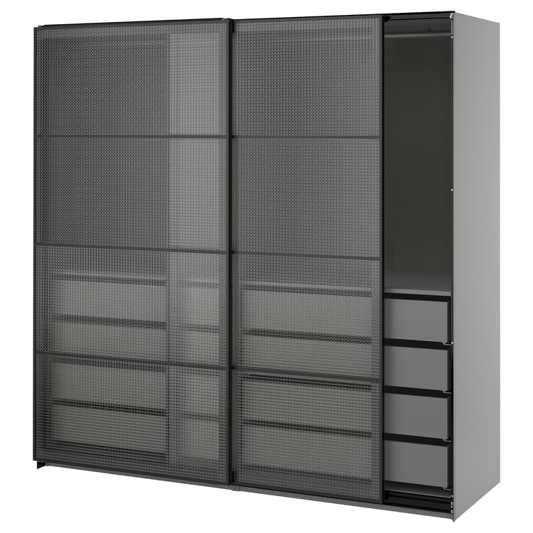 PAX / LUNDBRÄSMA armoire pte coul - IKEA Suisse