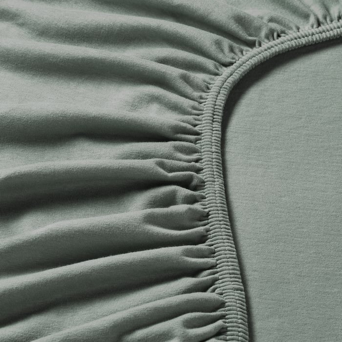 VÅRVIAL drap housse, gris vert, 80x200 cm - IKEA Suisse