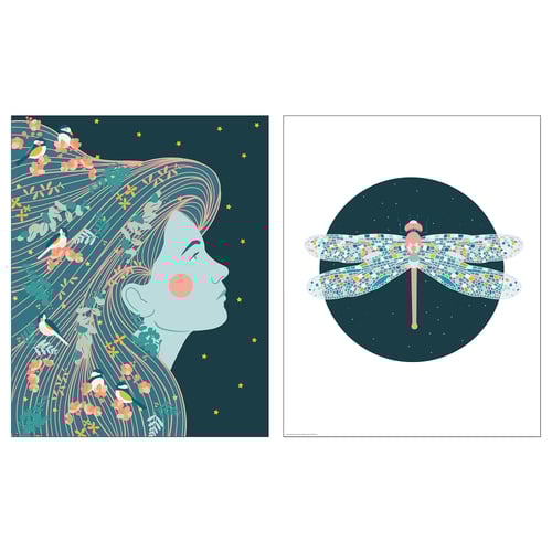 BILD poster, Libellula, 40x50 cm - IKEA Svizzera